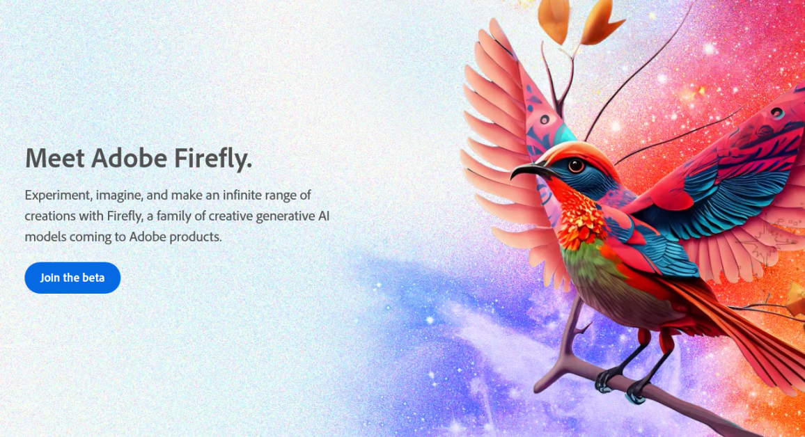 Adobe 推出生成式 AI 模型集 Firefly，率先整合於 Photoshop 及 Illustrator