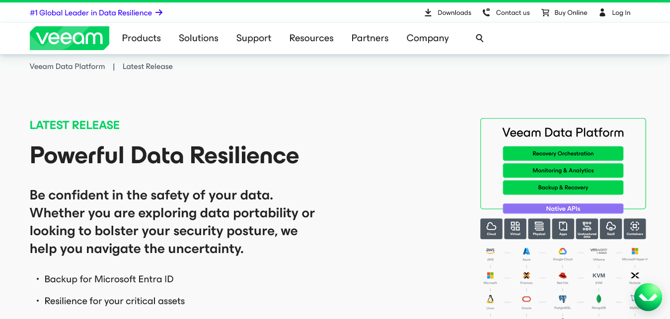 Veeam Data Platform v12.3 推出新企業功能